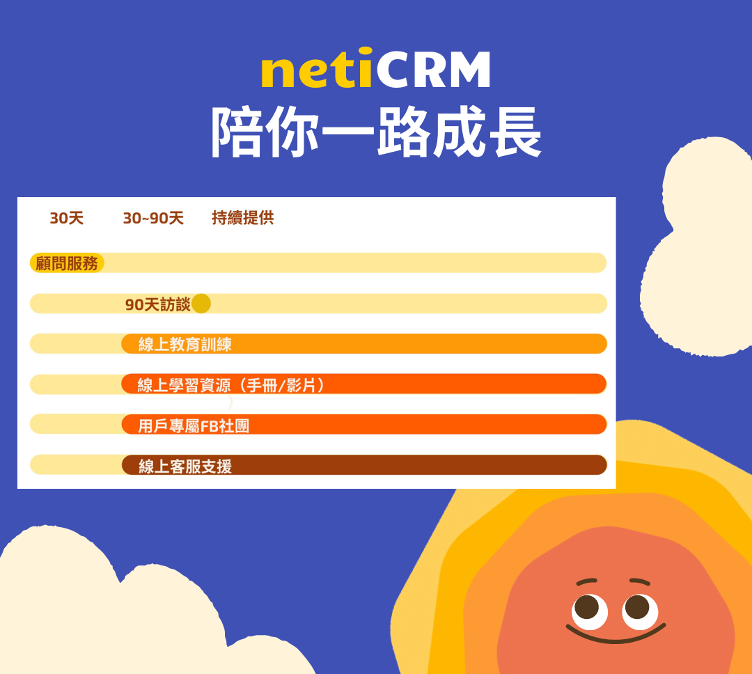 拿到新系統的忐忑心情我們懂！30天顧問導入服務陪你一起走 | netiCRM 非營利組織專屬支持者關係管理系統